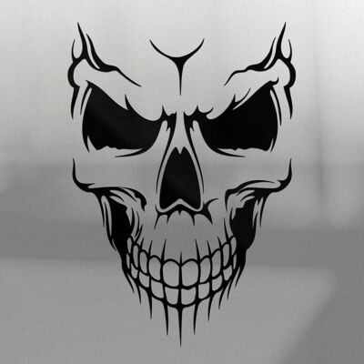 TRIBAL SKULL Sticker 160mm car ute truck laptop vinyl decal | eBay ...