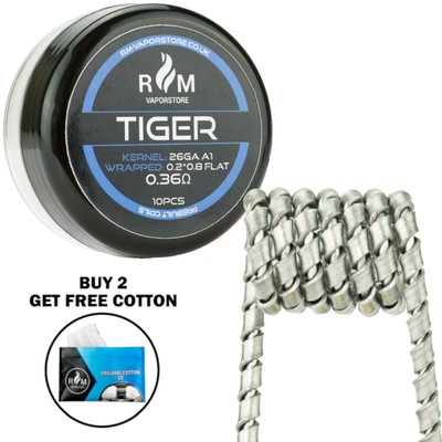 Prebuilt Vape Coils 10pcs For RDA RTA Tanks Clapton, Alien, Twisted ...