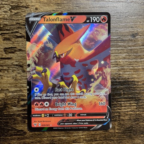 Talonflame V 029/185 Ultra Rare Vivid Voltage Pokemon Card | eBay
