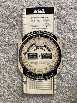 ASA E -6 Flight Computer Essential Equipment For Pilots | eBay