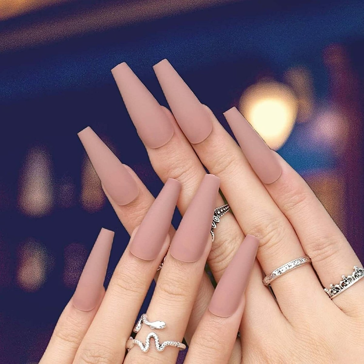 White Matte Nails Tumblr