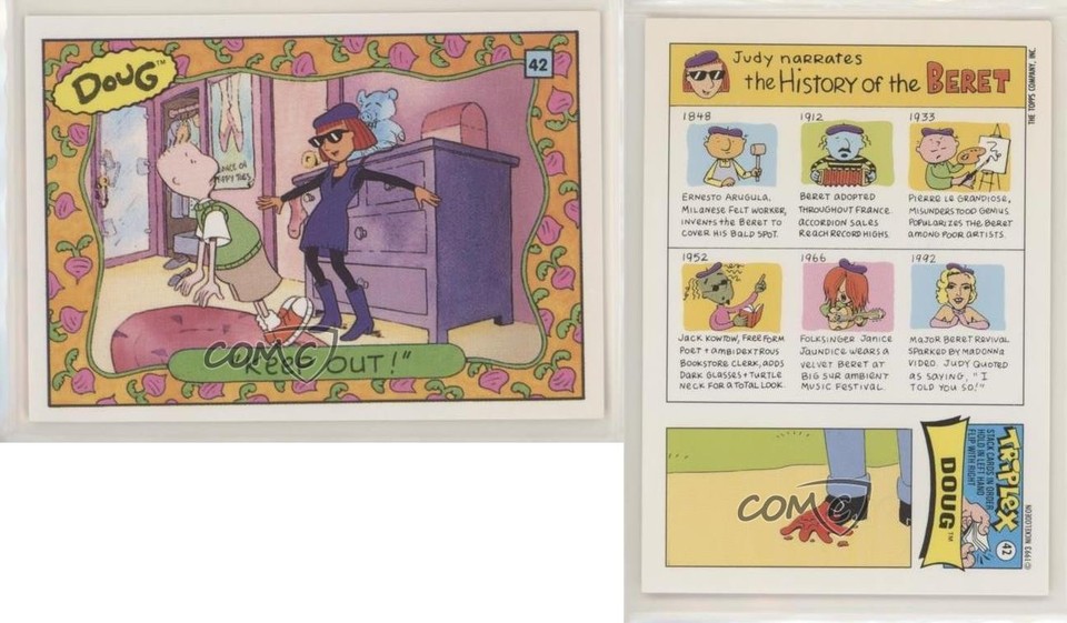 1993 Topps Nicktoons Doug Keep Out! #42 1g9 | eBay
