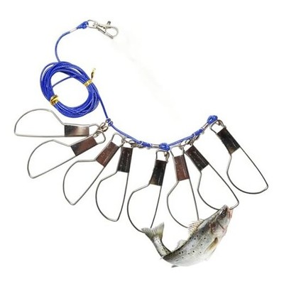 Fish Stringer，Fishing Stringer Set, 6.5ft Fish Holder Rope with 8 ...