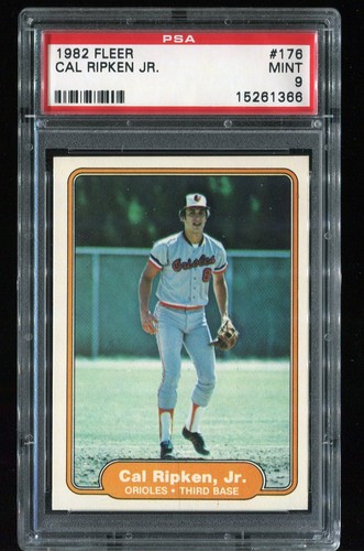 1982 Fleer #176 CAL RIPKEN Rookie MINT PSA 9! Pack Fresh with great ...