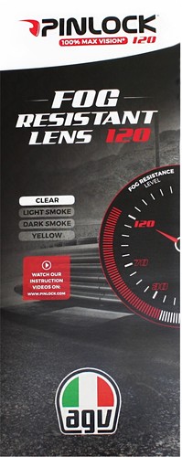 Pinlock® Shield For AGV Motorcycle Helmet - Accessory Replacement Part ...