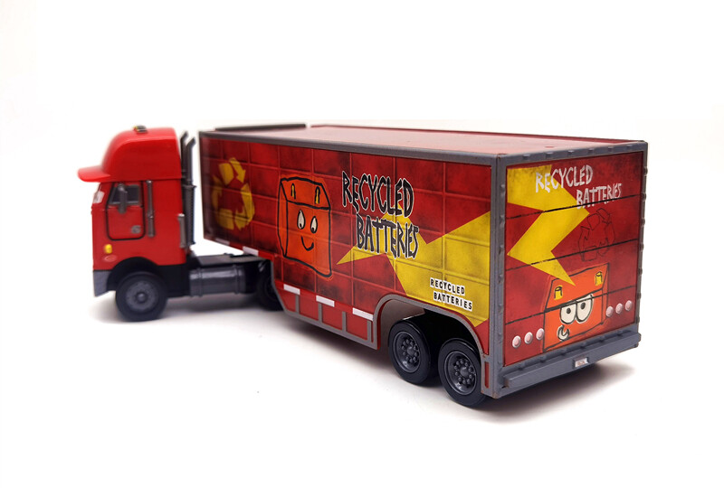 Disney Pixar transporter GIL Paul Valdez Chet boxkaar die-cast brand ...