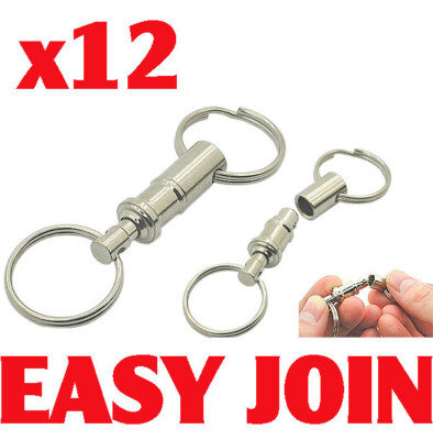 12x Genuine Easy Join Keyring BULK LOT - Pull Apart Key Rings | eBay