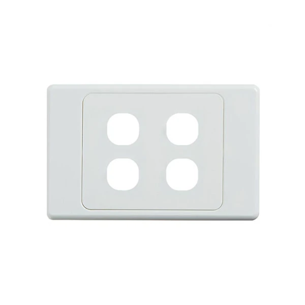Ultima 4 Gang Switch Cover White | eBay
