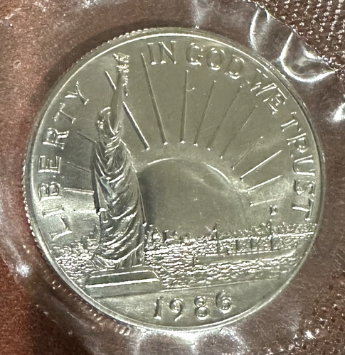 United State 1986 Statue Of Liberty 100th Birthday Coin Half Dollar ...