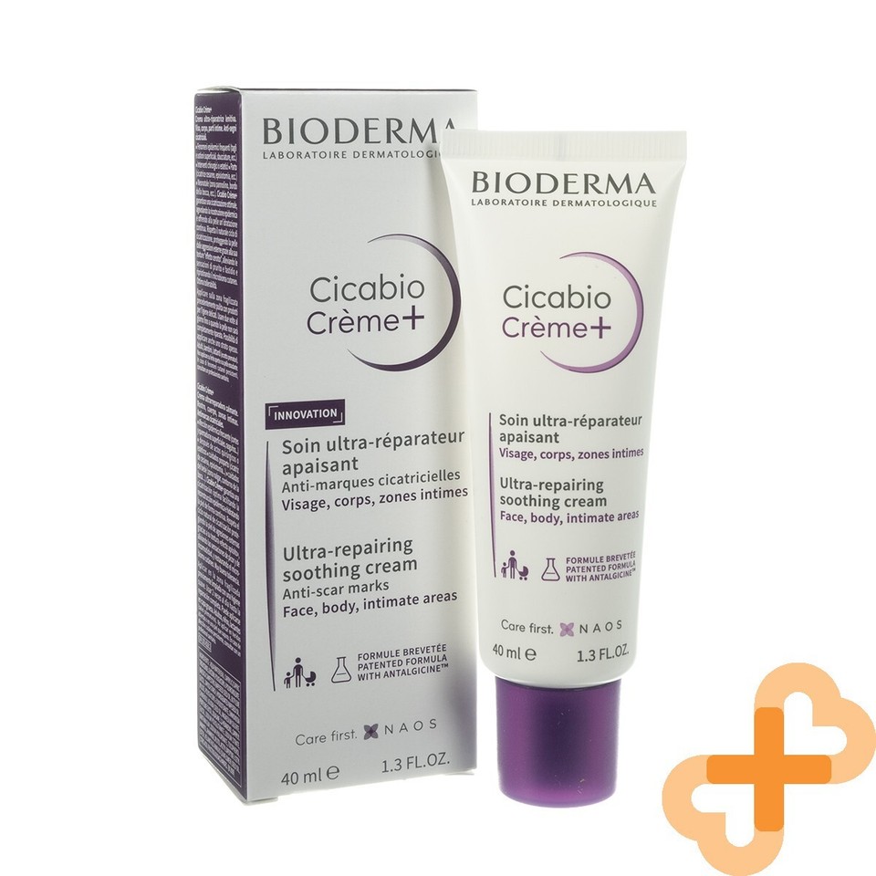 BIODERMA Cicabio Creme+ 40ml Regenerating Cream Ultra Repairing Face ...