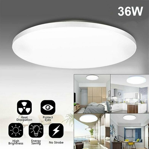 36W LED Surfac e Mount Fixture Ceiling Light Bedroom Kitchen Round ...