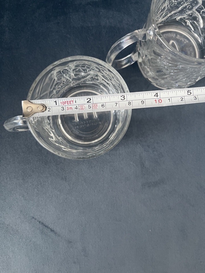 McDonald's Batman Forever 1995 The Riddler Coffee Mugs GLASS 2pc SET DC ...