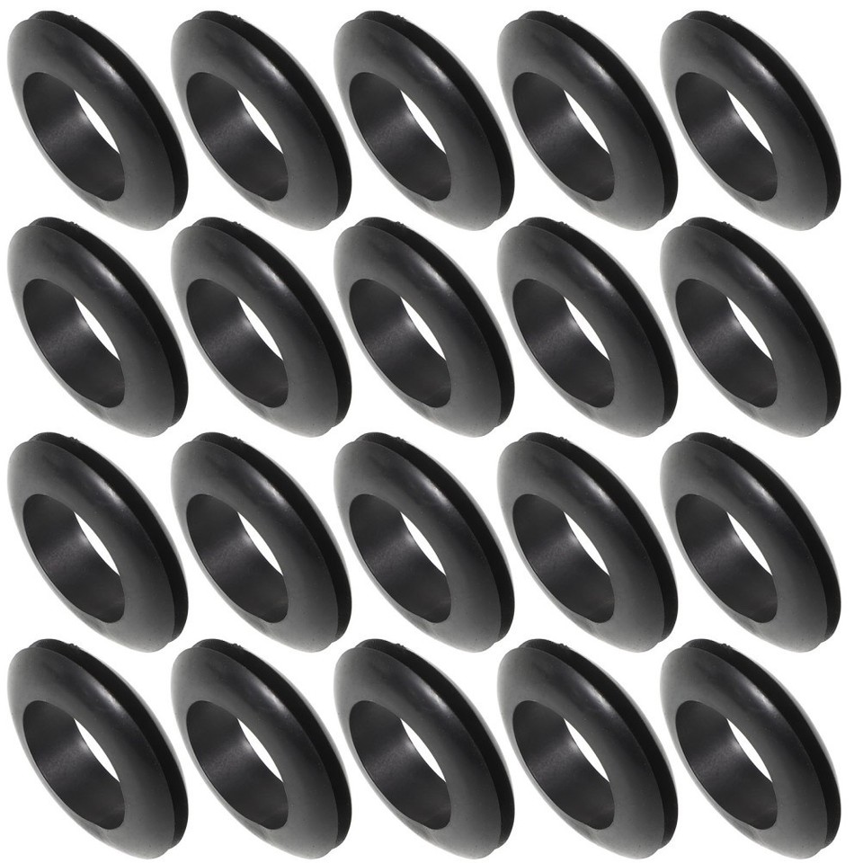 50 Pcs Plastic Gasket Wire Protection Cable Grommet Plug Electrical ...