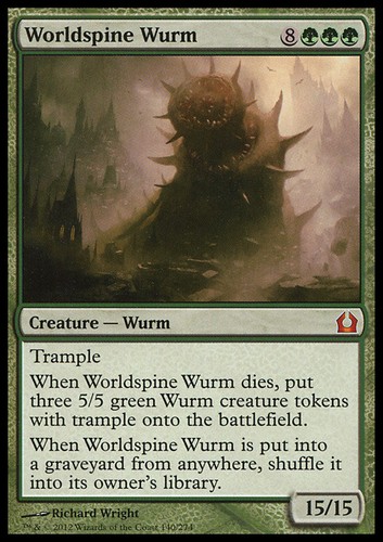MTG WORLDSPINE WORM EXC - WORM SPIN OF THE WORLD - RTR - MAGIC | eBay