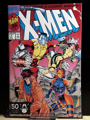 X-Men #1 Variant Cover B (1991) VF/NM Marvel Comics Magneto Jim Lee ...