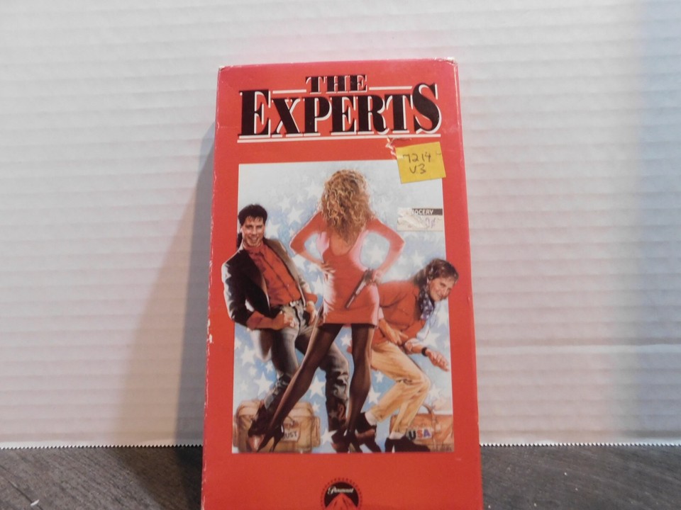 VHS Movie 1989 The Experts John Travolta Cult Comedy RARE VHS OOP HTF ...