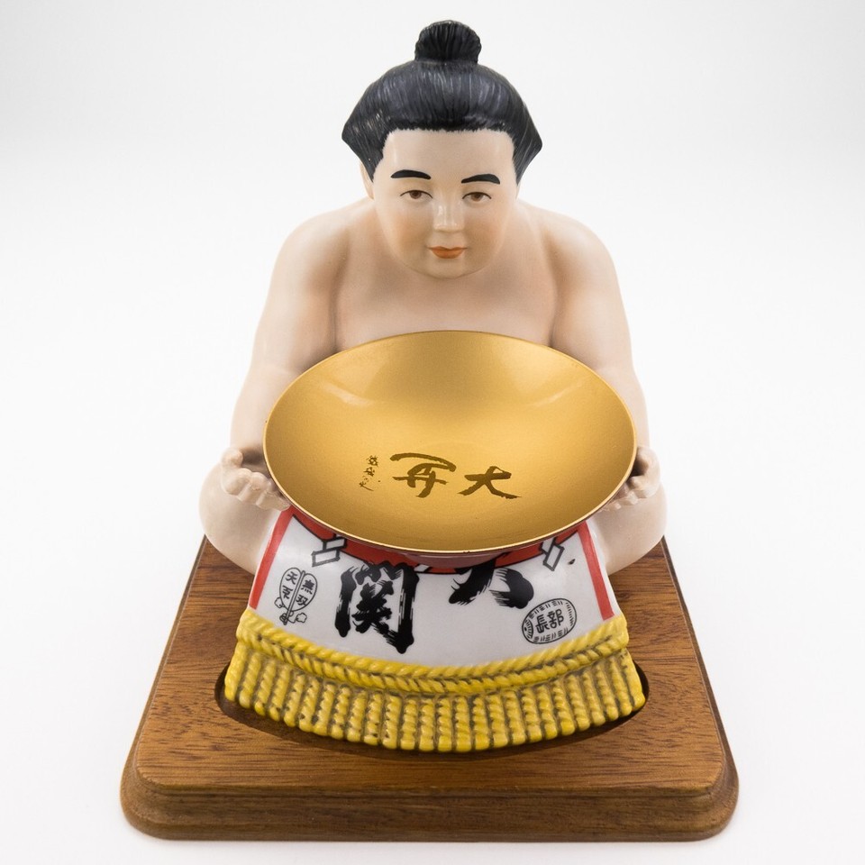 Ozeki Sake Presentation/Gift Sumo Bottle VTG Rare Showa Era Decorative ...