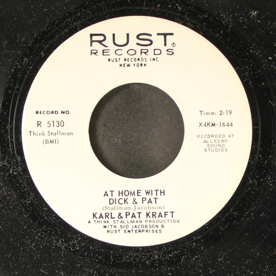 PAT & KARL KRAFT: at home with dick & pat / at home spiro & judy RUST 7 ...