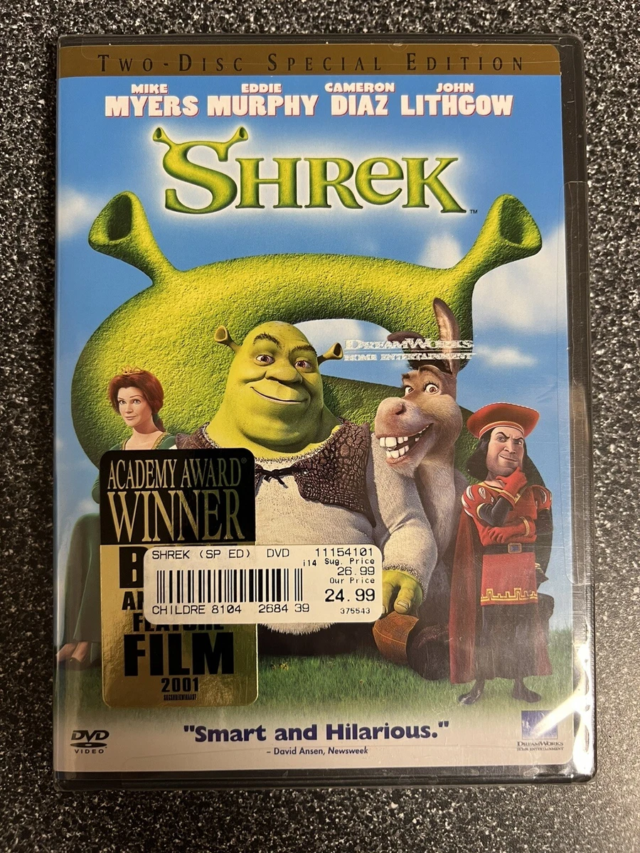 Shrek Dvd 2001