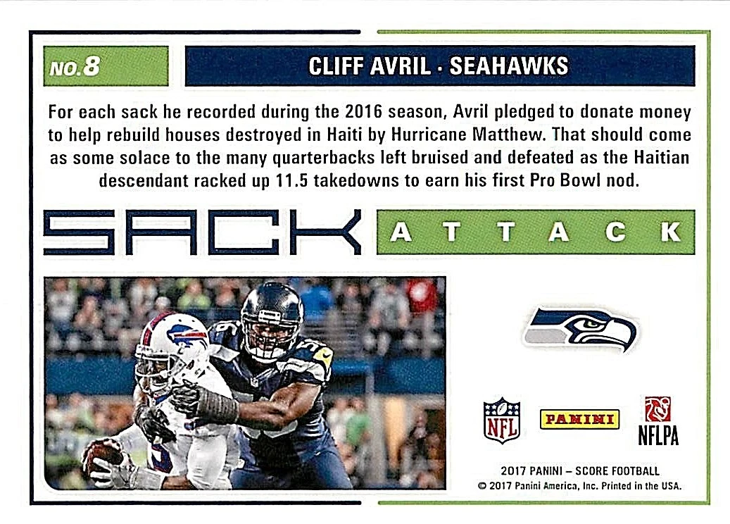 Cliff Avril Seahawks