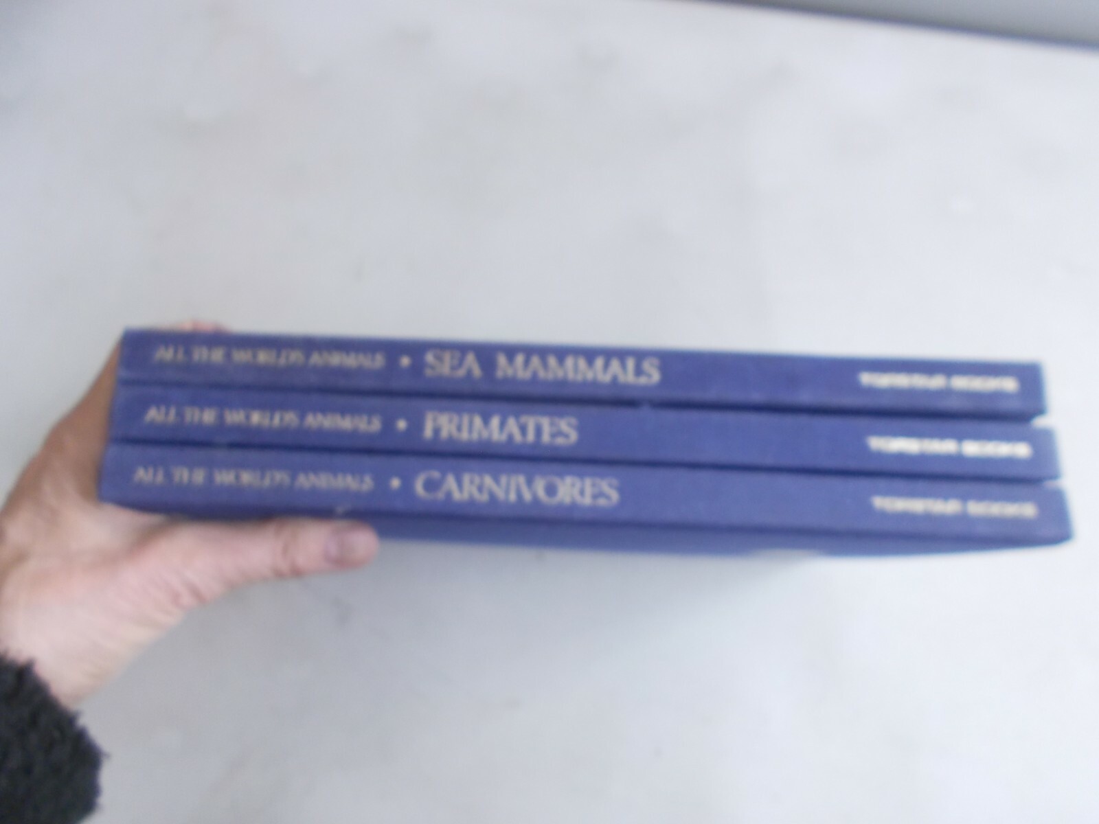 3 ALL THE WORLD'S ANIMALS TORSTAR BOOKS HARDCOVER CARNIVORES PRIMATES ...