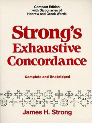 Strong's Exhaustive Concordance by Strong, James 9780801081088 | eBay ...