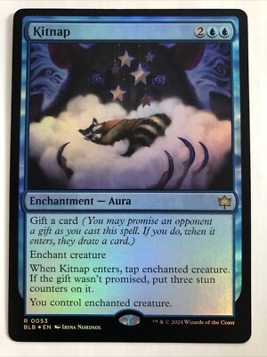 MTG Bloomburrow Kitnap Foil 0053 NM Rare | eBay
