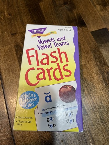 Vowels/vowel Teams Flash Cards | eBay