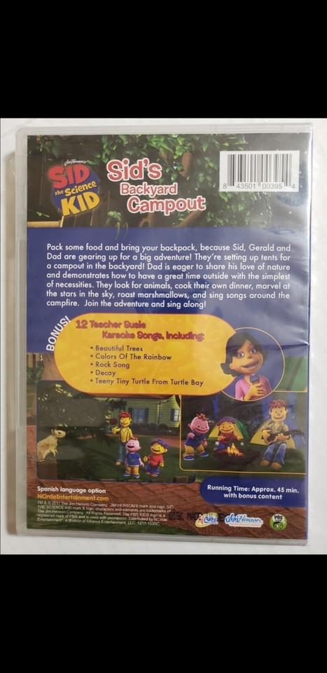 Sid the Science Kid : Sid's Backyard Campout DVD 2011 (Factory Sealed) | eBay