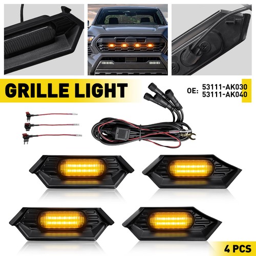 LED Grill Lights Fits 2024 2025 Toyota Tacoma TR D Sport Accessories ...