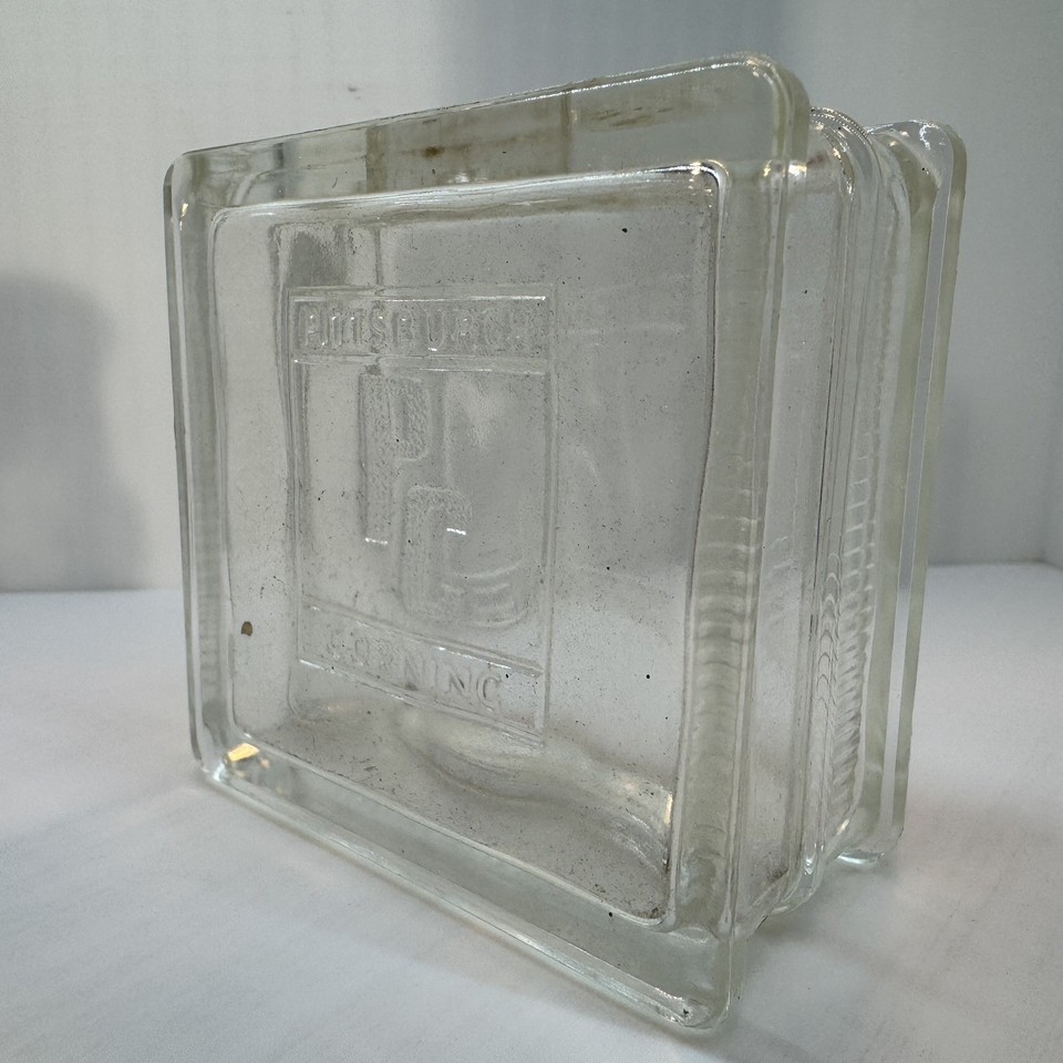 Vintage Pittsburgh Corning Glass Block Bank from 1950's | eBay