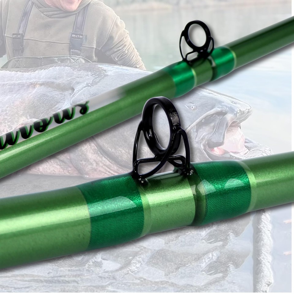 Fiblink Catfish Fishing Rod 1 Piece/2 Piece Catfishing Fishing Pole ...