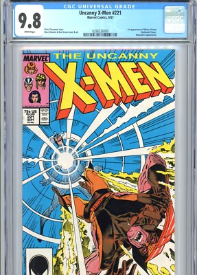 Uncanny X-Men #221 CGC 9.8 White Pages 1st Mister Sinister Marvel ...