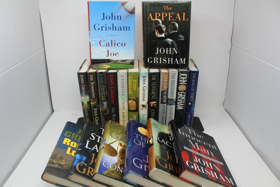 Lot of 10 John Grisham Hardcover Books - Random - Free Shipping | eBay