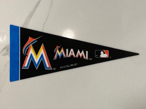 1- Florida Marlins MLB Mini Pennant 9"x4",New, Felt, Made in USA, Flag ...