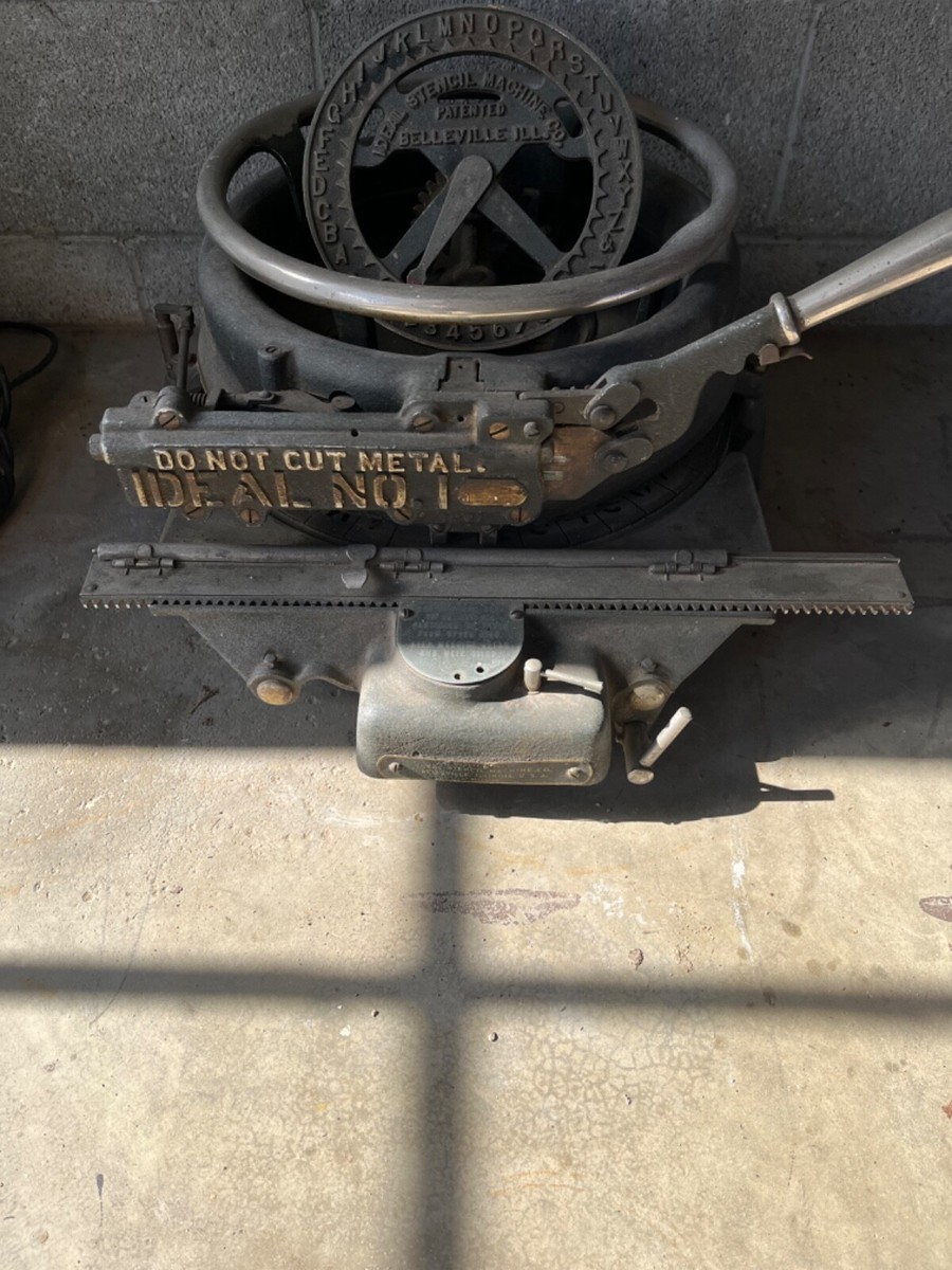 Illinois Stencil Cutting Machine