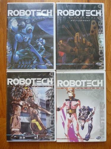 Robotech Macros Saga 4-DVD Lot Anime Series Volumes 2 4 5 10 Masters ...
