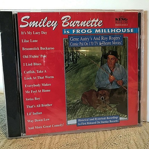 SEALED ! Smiley Burnette CD Smiley Is A Frog Millhouse, KMCD-6104-2 ...