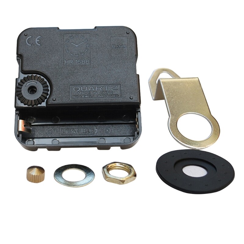 High Torque Long Shaft Silent Clock Movement Mechanism with 2 Clock ...