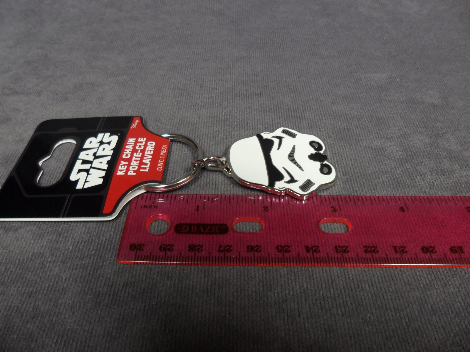 Star Wars New * Stormtrooper * Key Chain Enamel Metal Keychain Ring ...