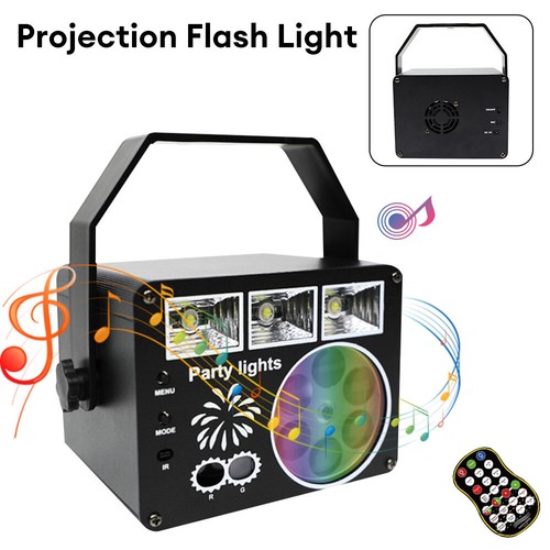 RGB LED Laser Beam Scanner Projector DJ Disco Party Stage Strobe Laser ...