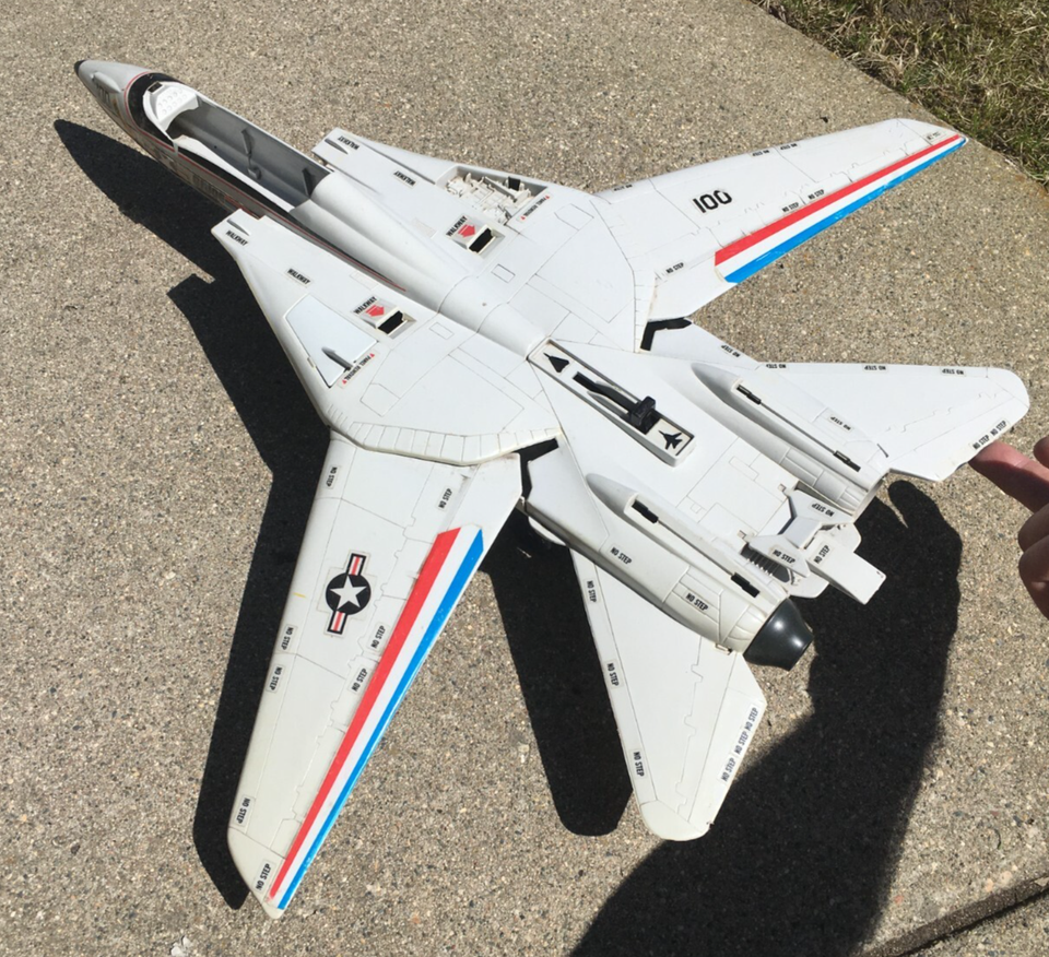 **Vintage MCM 1983 HASBRO G.I. JOE SKY STRIKER JET 23-IN INCOMPLETE ...