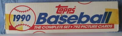 1990 TOPPS BASEBALL CARD COMPLETE FACTORY SET (792) MINT | eBay