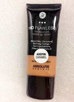 ABSOLUTE NEW YORK HD FLAWLESS FOUNDATION AHDF06 CARAMEL 0.95 FL. OZ | eBay