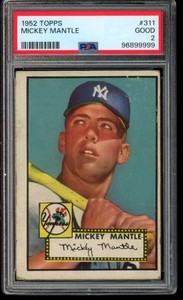 Mickey Mantle 1952 Topps #311 Base Price Guide - Sports Card Investor