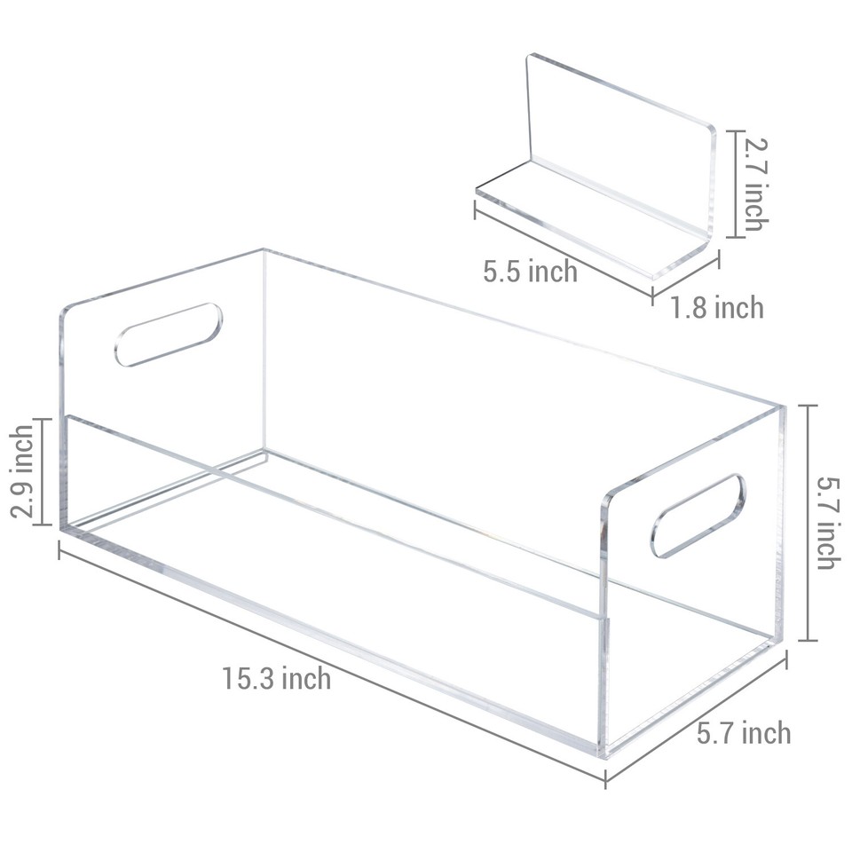 Clear Acrylic Stackable CD Holder Rack, Media Storage Organizer w ...