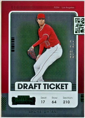 2021 Panini Contenders - Draft Ticket Green #100 Shohei Ohtani /299 for ...
