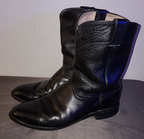 Justin Classic Roper Mens Western Cowboy Leather Boots 9 D | eBay