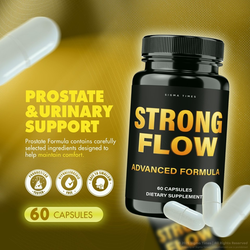(5 Pack) Strong Flow - Strong Flow Prostate Pills for Men | eBay