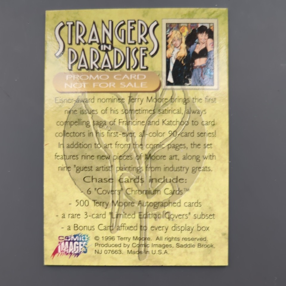 1996 - Comic Images - Strangers in Paradise - Promo Card | eBay
